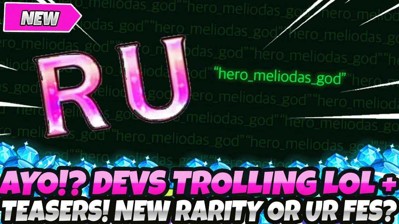 *AYO!? DEVS TROLLING LOOOOOL + NEW TEASERS!!* NEW RARITY OR UR FESTIVAL!? (7DS Grand Cross ...