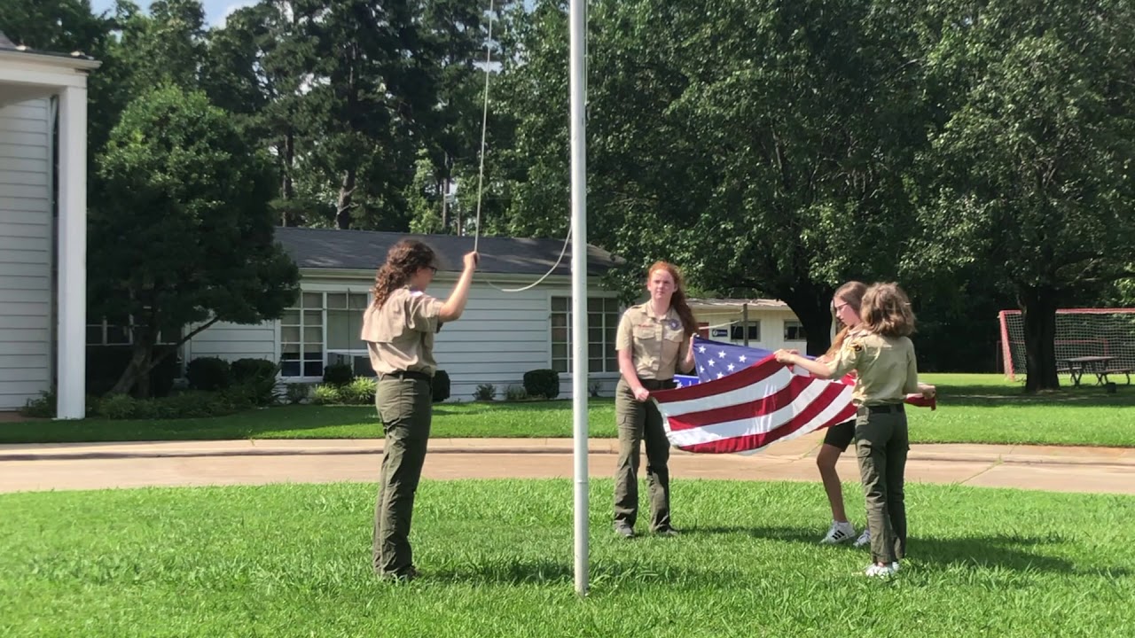 Caddo Area Council, Troop 1 Flag Ceremony - YouTube
