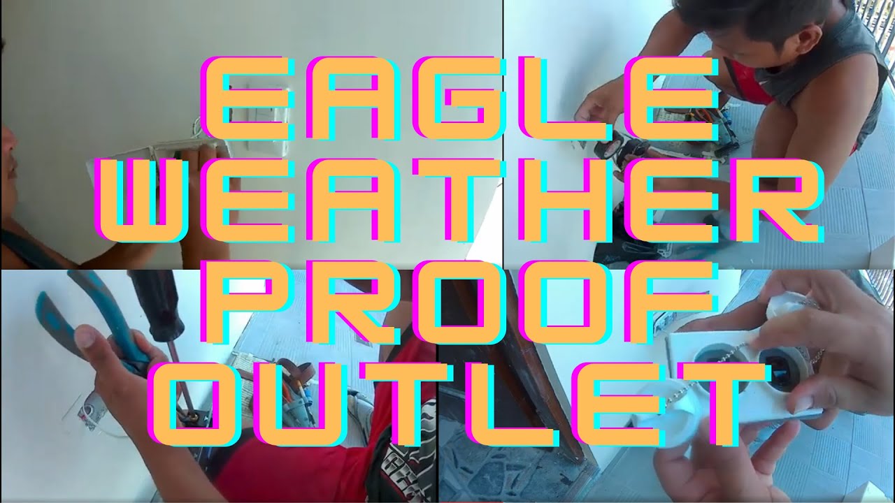 weatherproof outlet eagle - YouTube