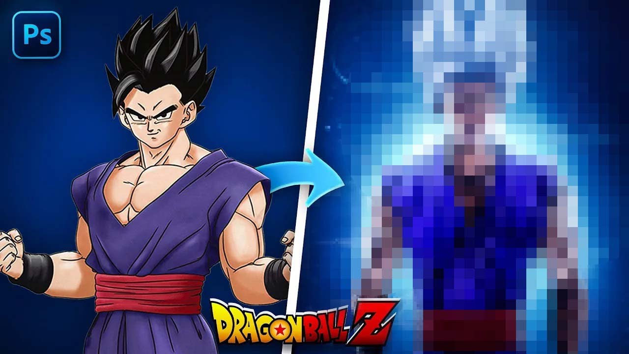I Created a REALISTIC GOHAN from DRAGON BALL Z in Photoshop! - YouTube