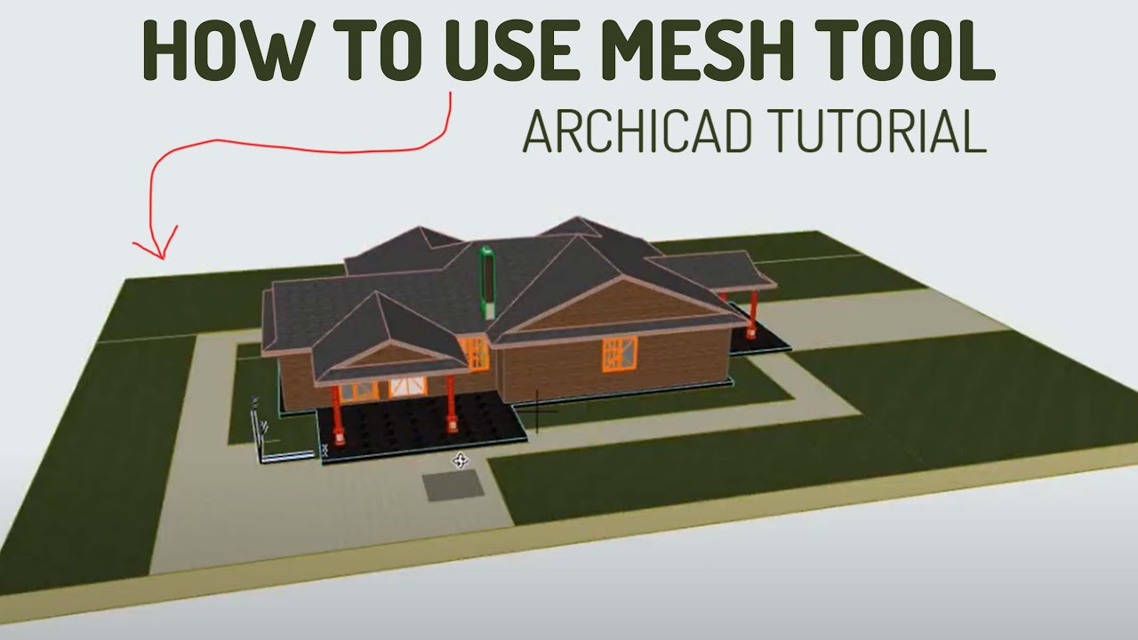 Archicad Tutorial | How to use Mesh tool | tutorial in 30 minutes - YouTube