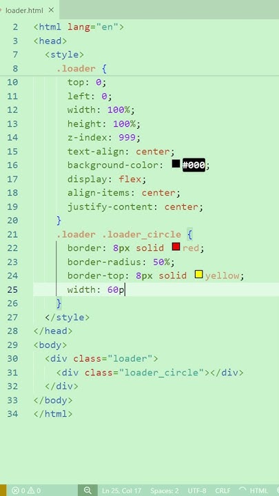 Css Animation Effects Tutorial Loader Html Css Coding Programming Webdesign Youtube