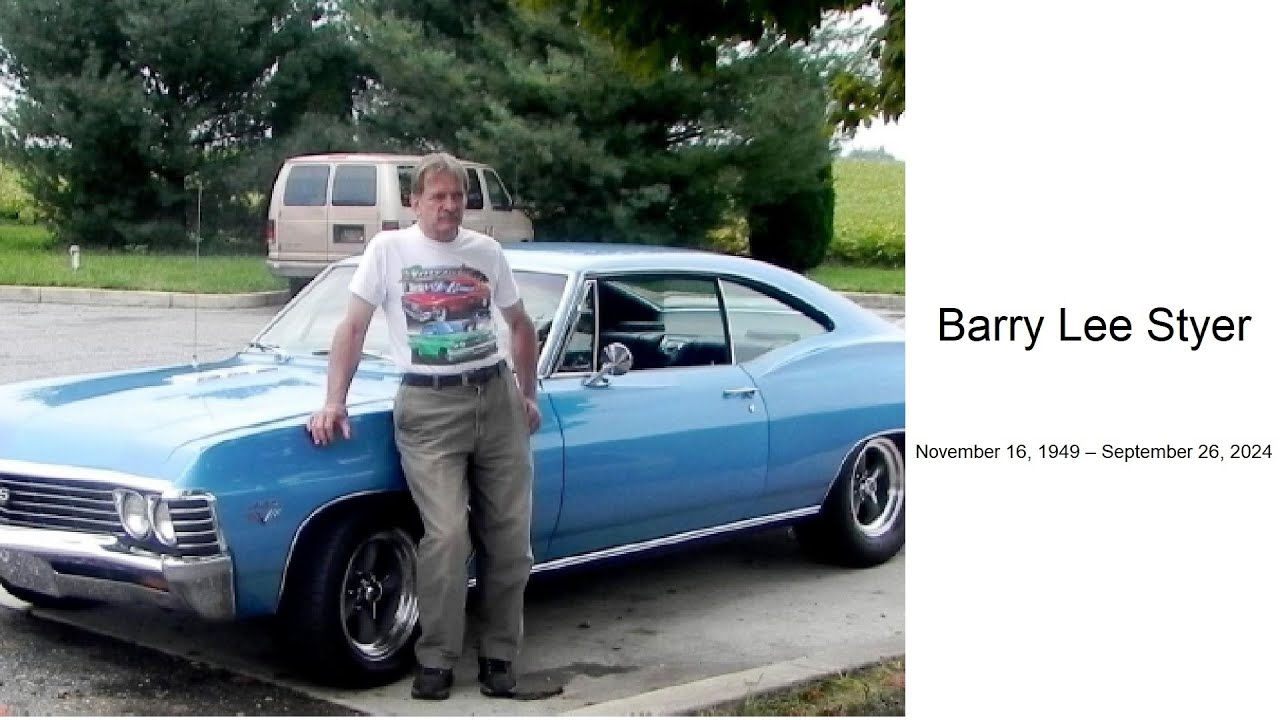 Celebration of Life, Barry Lee Styer - 1:30 PM, October 9, 2024 - YouTube