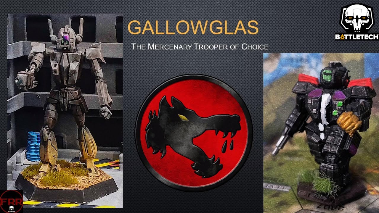 Battletech's Gallowglas, a Weird Mercenary Trooper! - YouTube