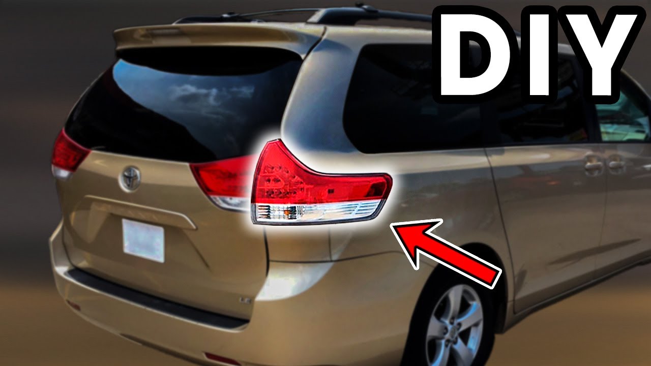 DIY 2011-2020 Toyota Sienna Tail Light Removal | How To Remove Toyota ...