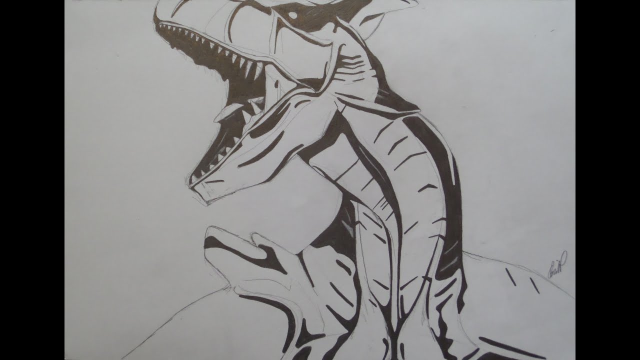 Speed Art - The Tigrex - YouTube