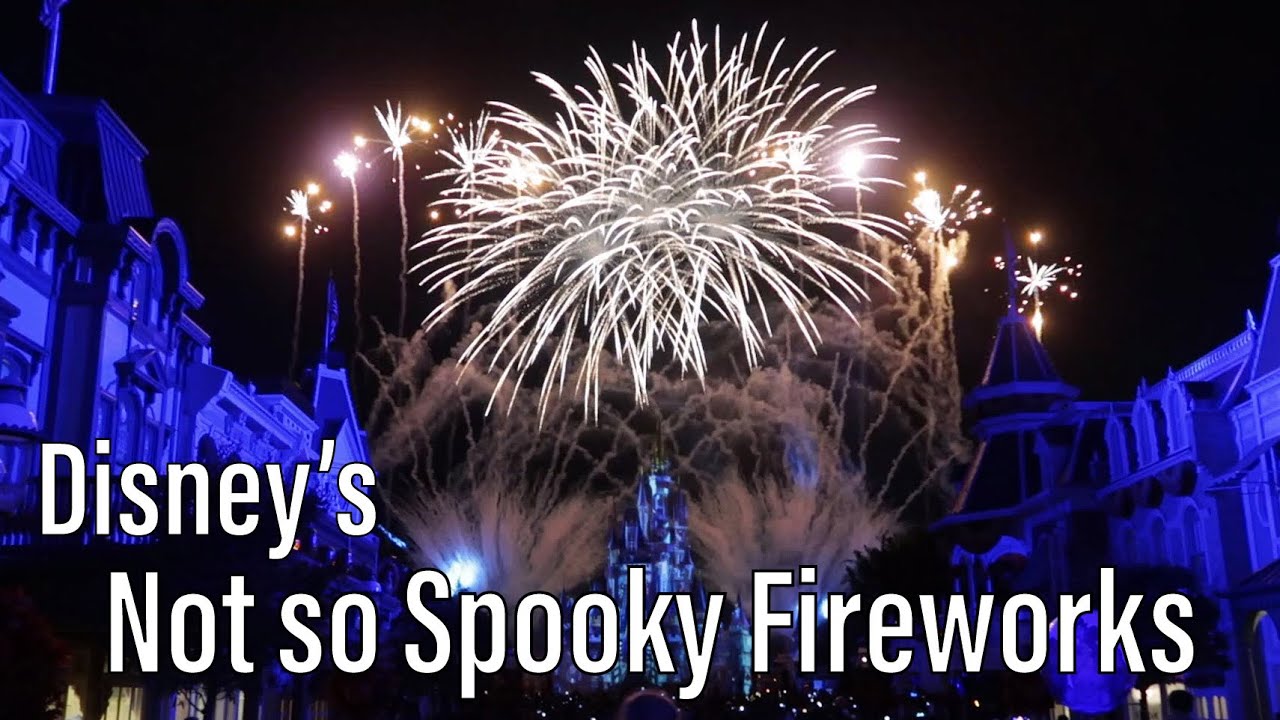 New! Disney's Not So Spooky Fireworks Spectacular 2019 - YouTube