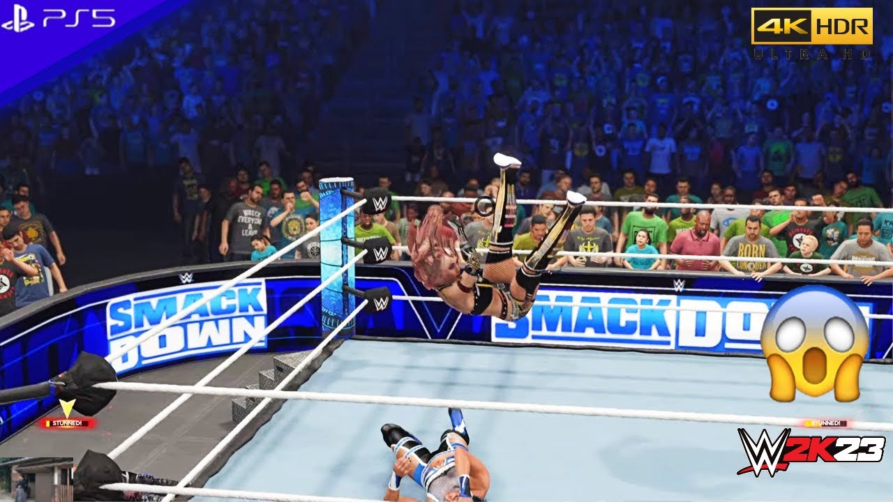 WWE 2K23 (PS5) ZELINA VEGA & MICHIN vs THE KABUKI WARRIORS | SMACKDOWN, DEC. 15, 2023 [4K 60FPS ...