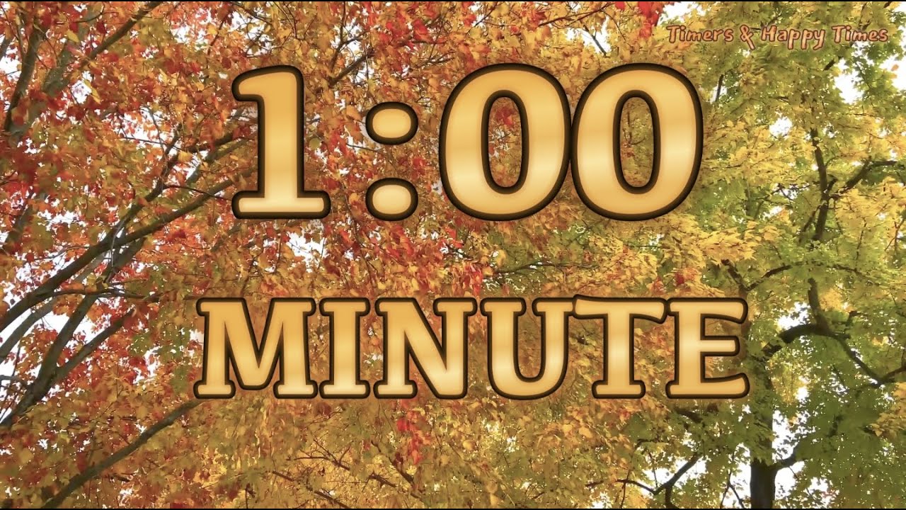 🍁1 Minute AUTUMN 🍁Timer/Countdown - YouTube