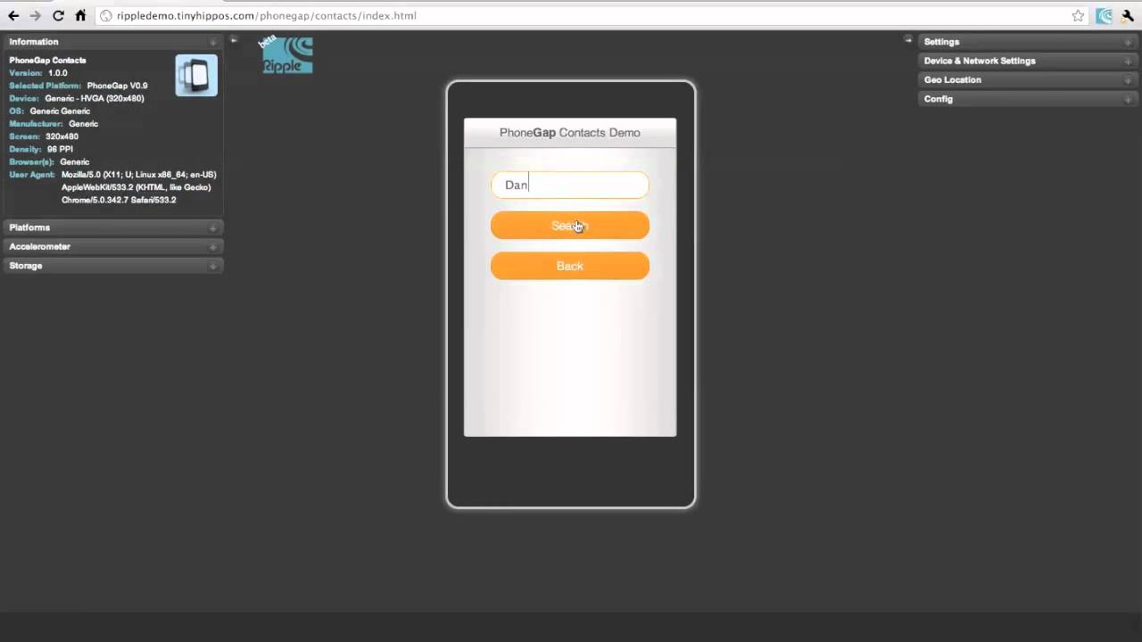 Html5 Mobile Apps Phonegap Contacts Youtube 4307