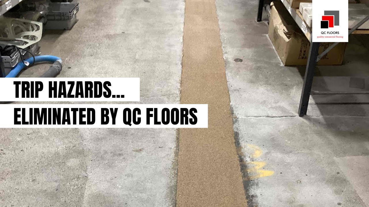 Eliminating Trip Hazards: Our Epoxy Solution at Work - YouTube
