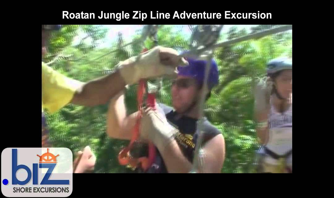 Roatan Jungle Zip Line Adventure Excursion - YouTube
