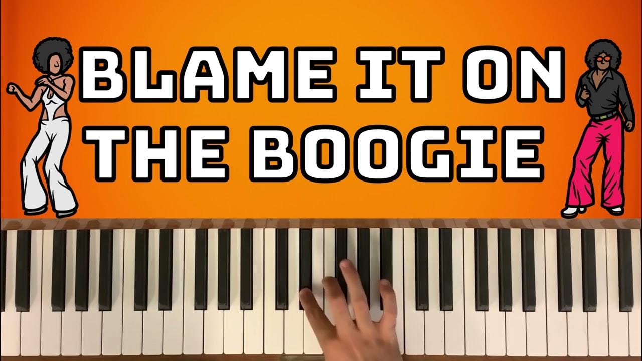 Piano tutorial : blame it on the boogie - YouTube