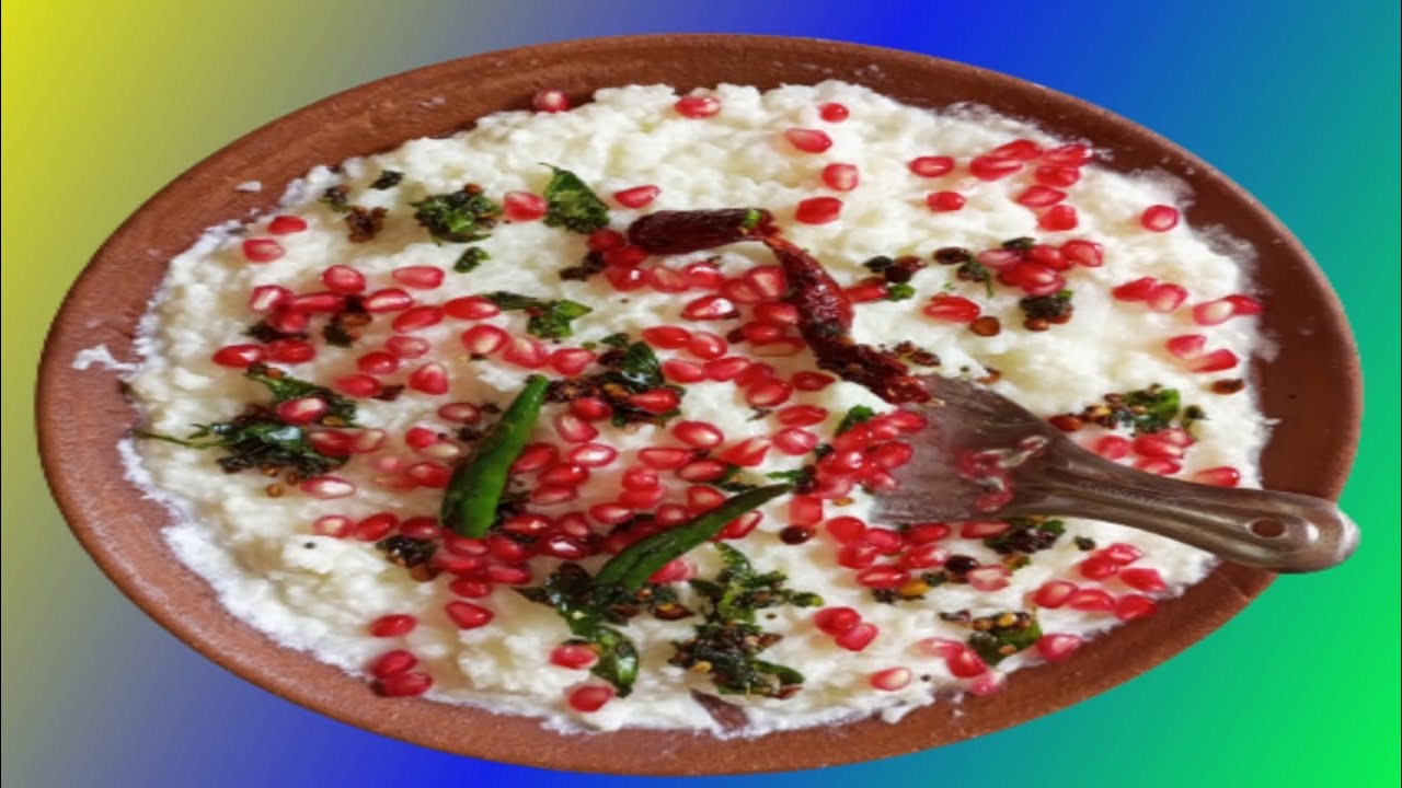 Dahi Chawal Recipe || Curd Rice South Indian Style - YouTube