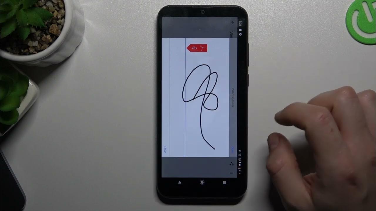 How to Sign & Send PDF Document in Android Phone | Add Signature on ...