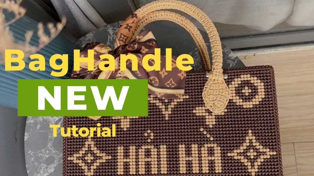New crochet bag handle tutorial for beginners - YouTube