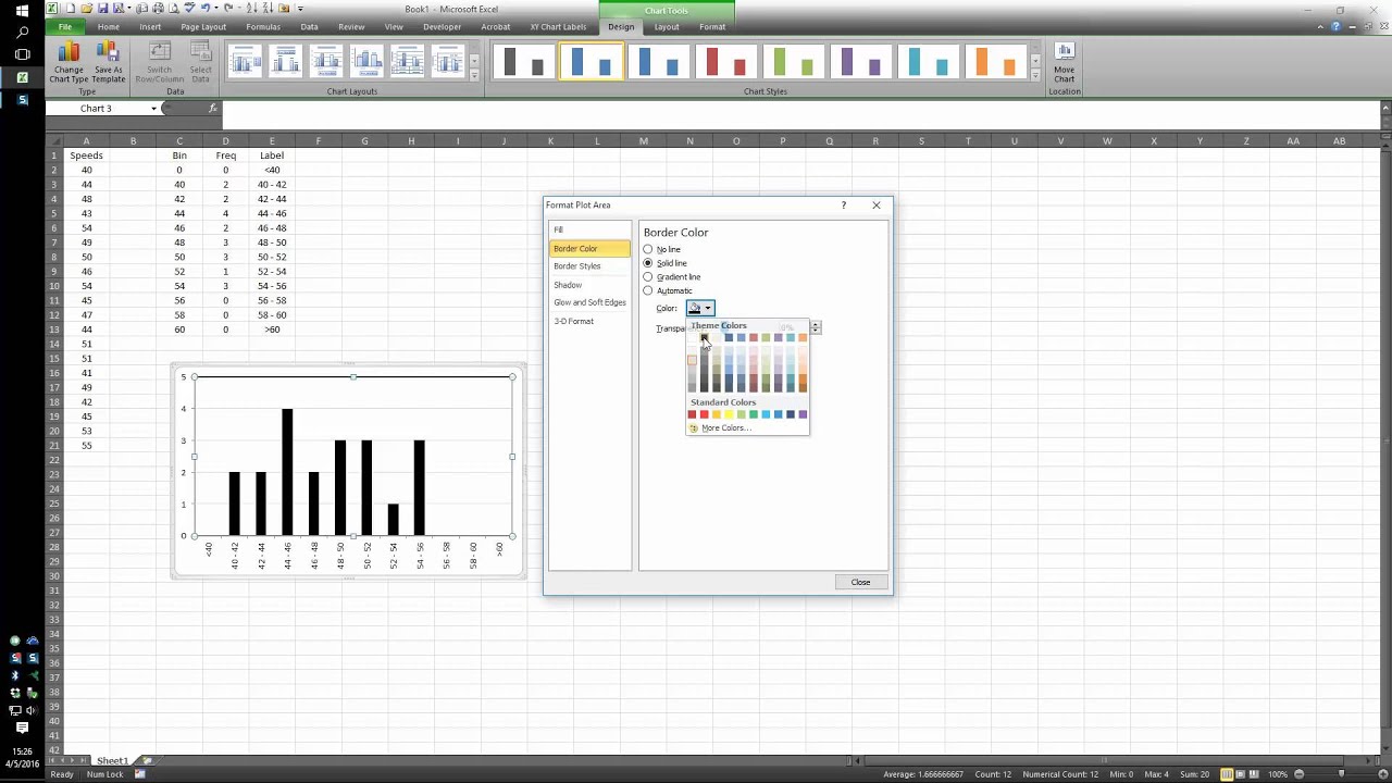 20160405 Histogram and CFD in Excel - YouTube