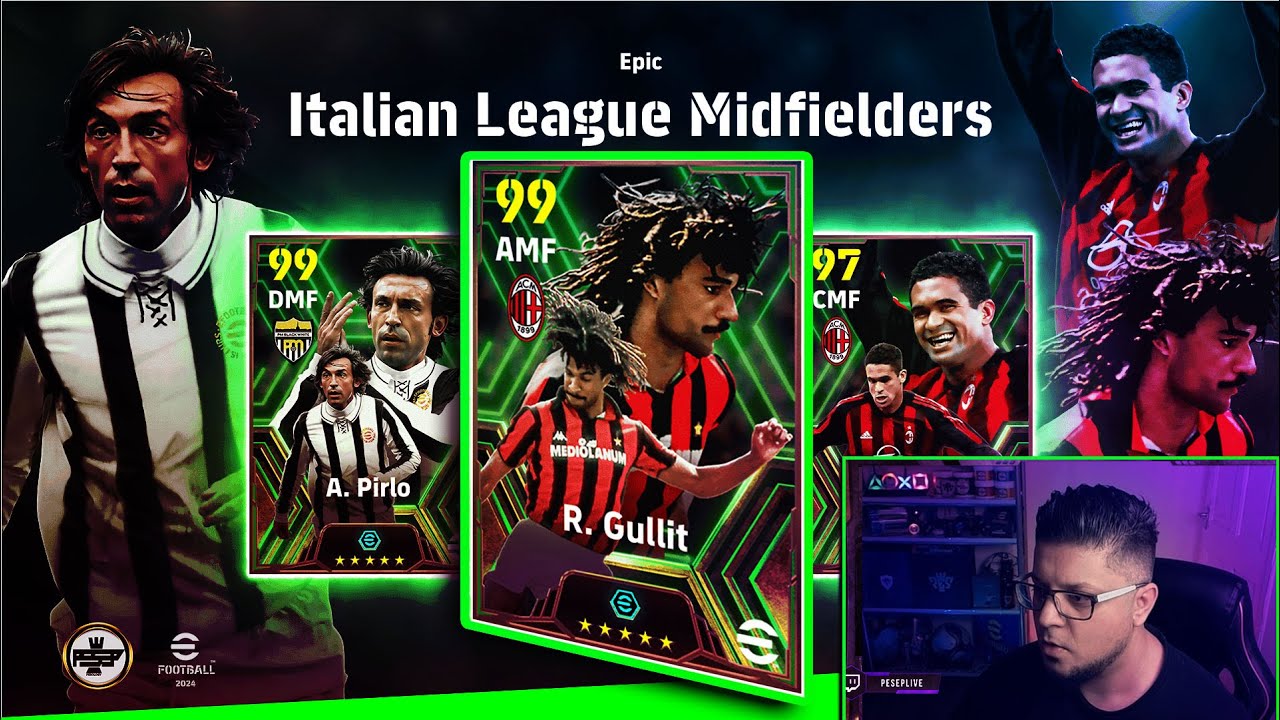 eFootball 2024 Gullit Epic Booster packs and reviews - YouTube