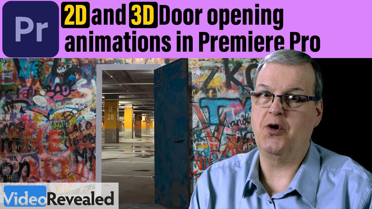 2D and 3D Door opening animations in Premiere Pro - YouTube