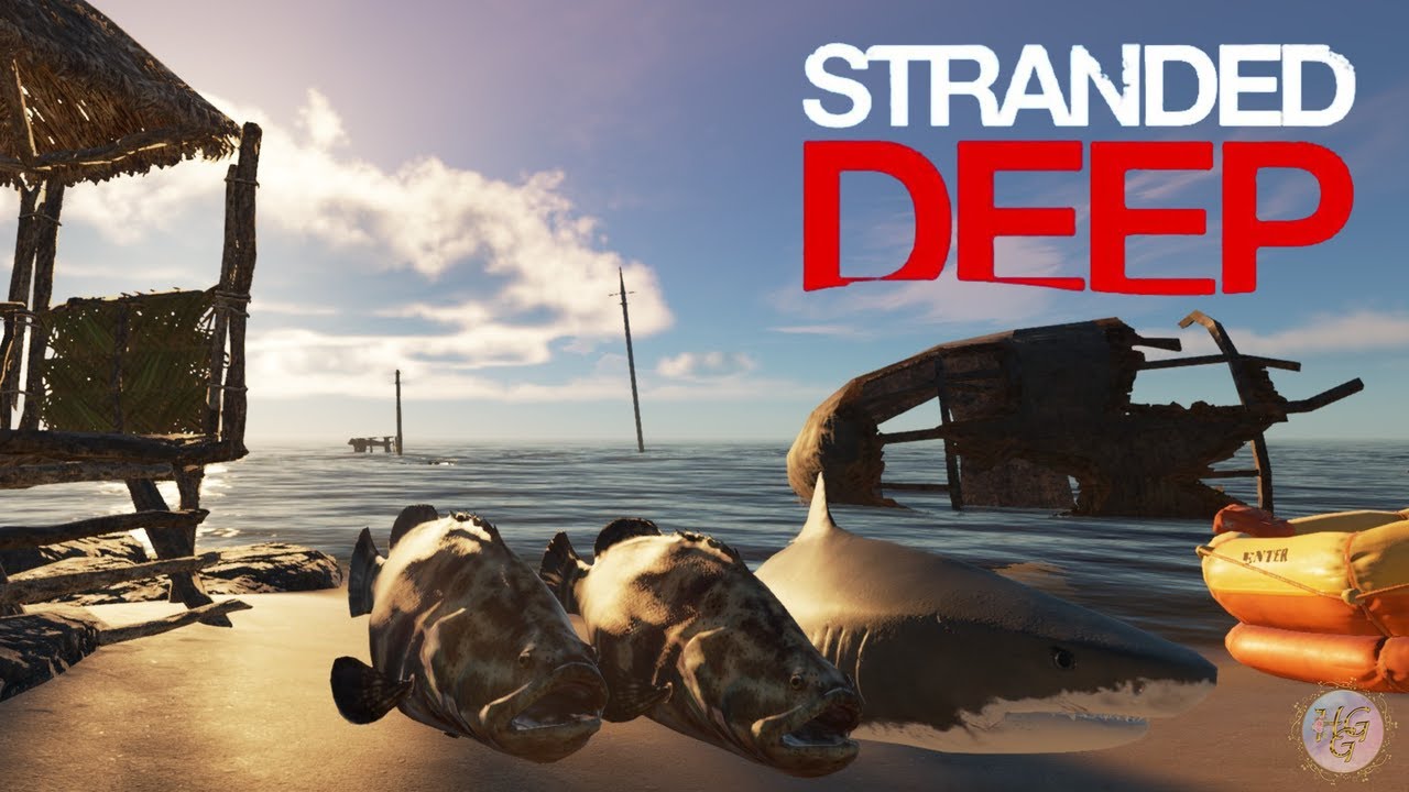Stranded Deep| S1| EP2| Shark hunting and clay! - YouTube