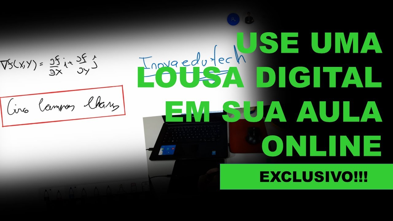 Usando uma lousa digital para as suas aulas online - YouTube