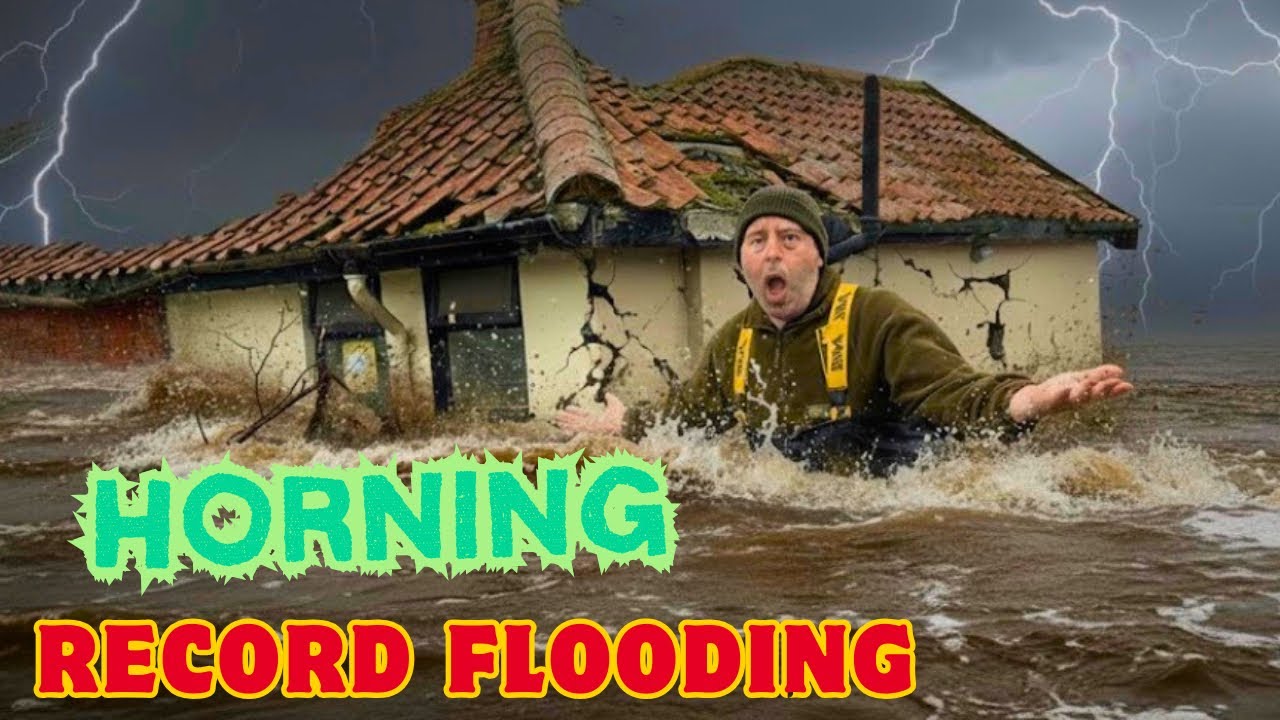 HORNING UNDER WATER! 🌊🏠 | Record Flooding | River Bure | Norfolk Broads ...