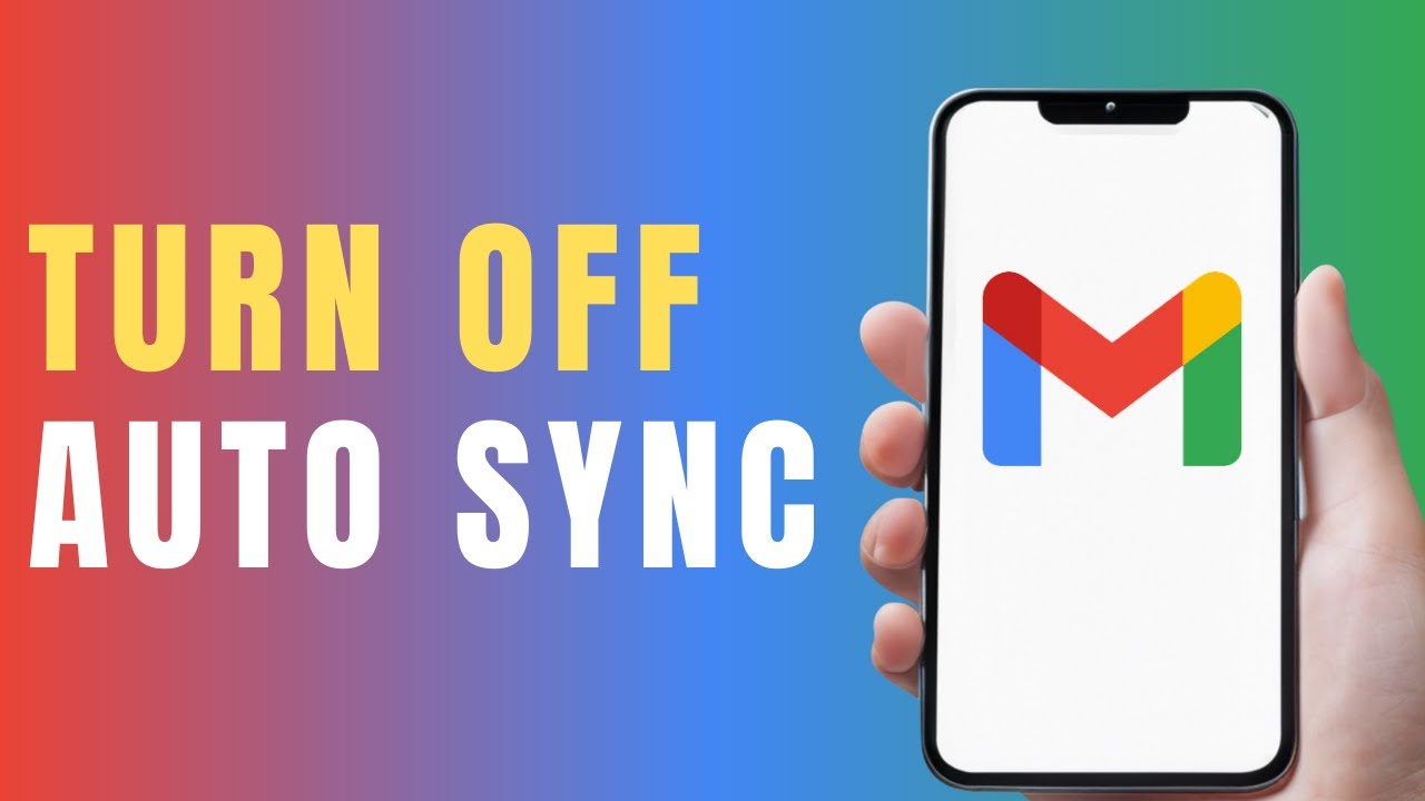 How to Turn Off Auto Sync on Gmail App - YouTube