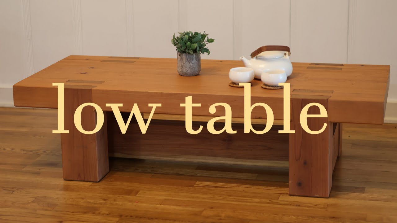 Making a low table - YouTube