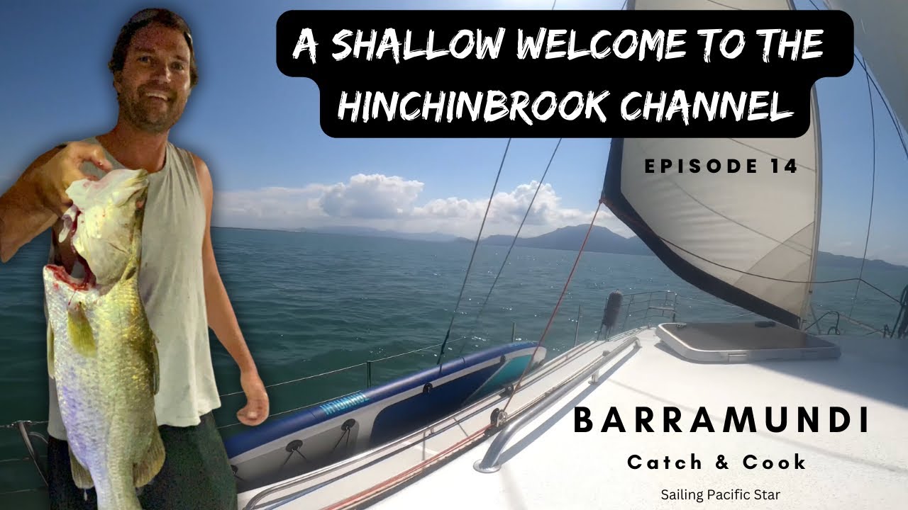 Shallow entry into the Hinchinbrook Channel 🎣 Barramundi catch & cook ...