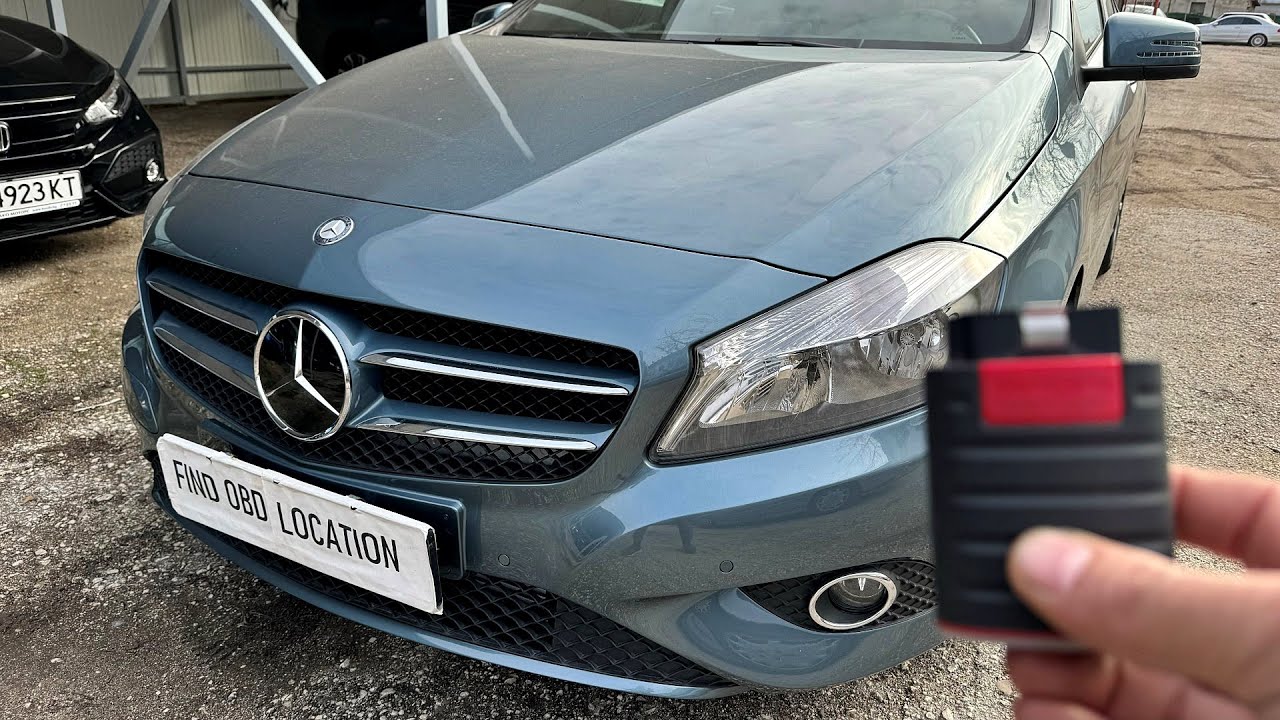 2012 Mercedes A180 W176 OBD Port Location - YouTube