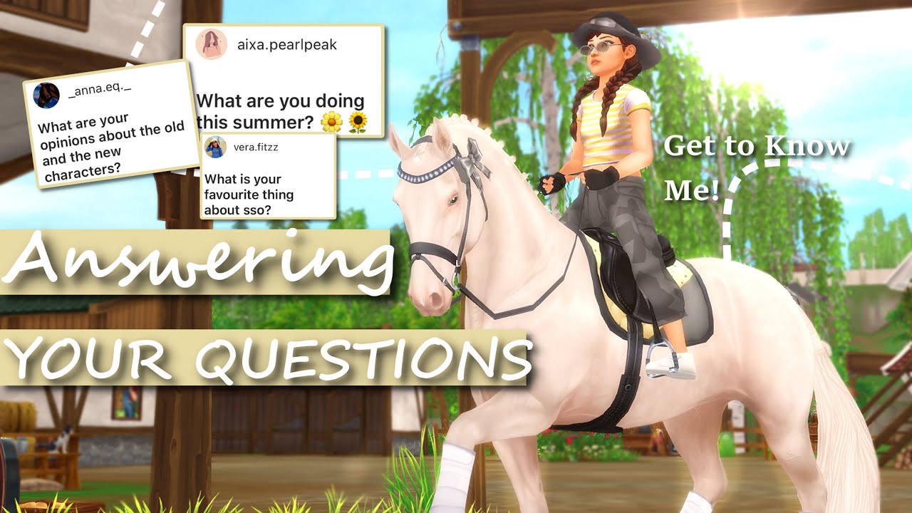 Get to Know Me! Q & A and Training! - Star Stable 💭 - YouTube