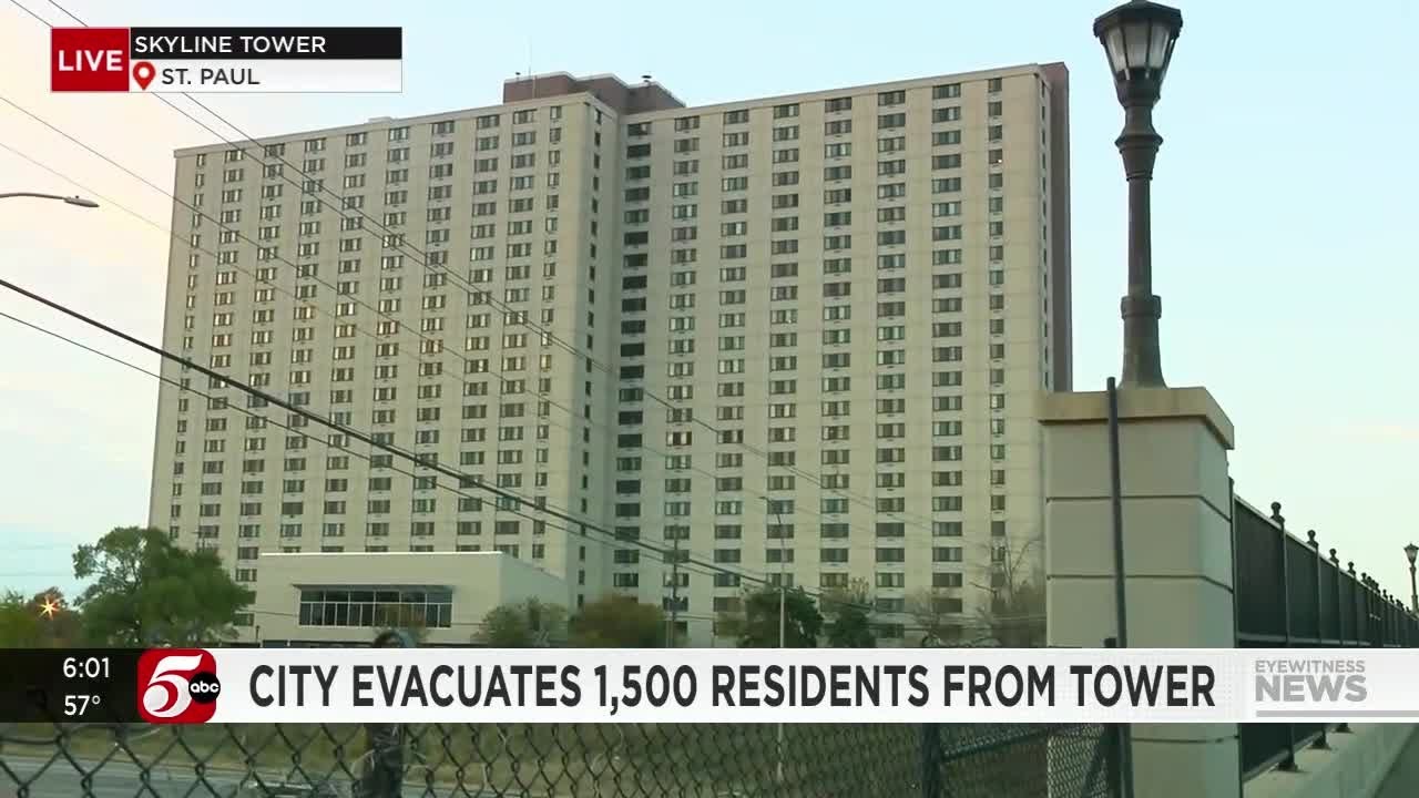 1,500 people evacuated from St. Paul high-rise after fire causes ...