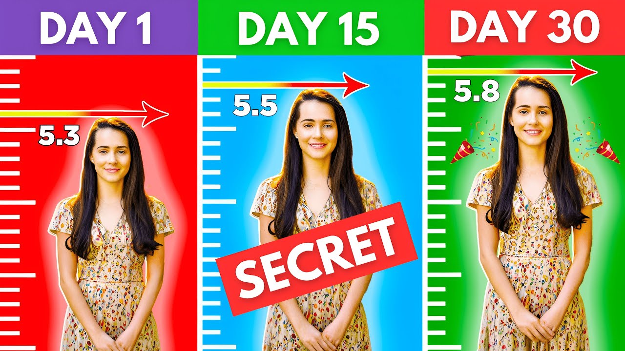 "30 Days HACK" to Increase Your HEIGHT FAST in 2024🔥| Height Kaise Badhaye| Height Increase ...