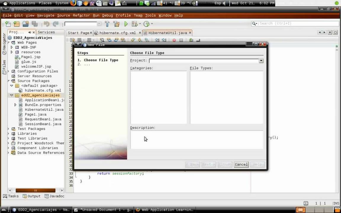 Conectar Mysql y Netbeans usando hibernate en proyecto WEB - YouTube