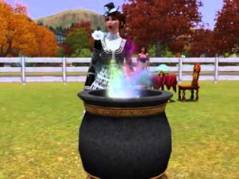 Sims 3 Cauldron Brew Potion - YouTube