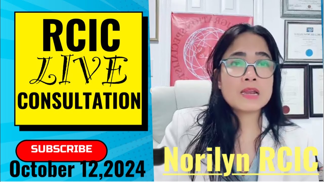 🟩 October 12,2024 LIVE Consultation from an RCIC - YouTube