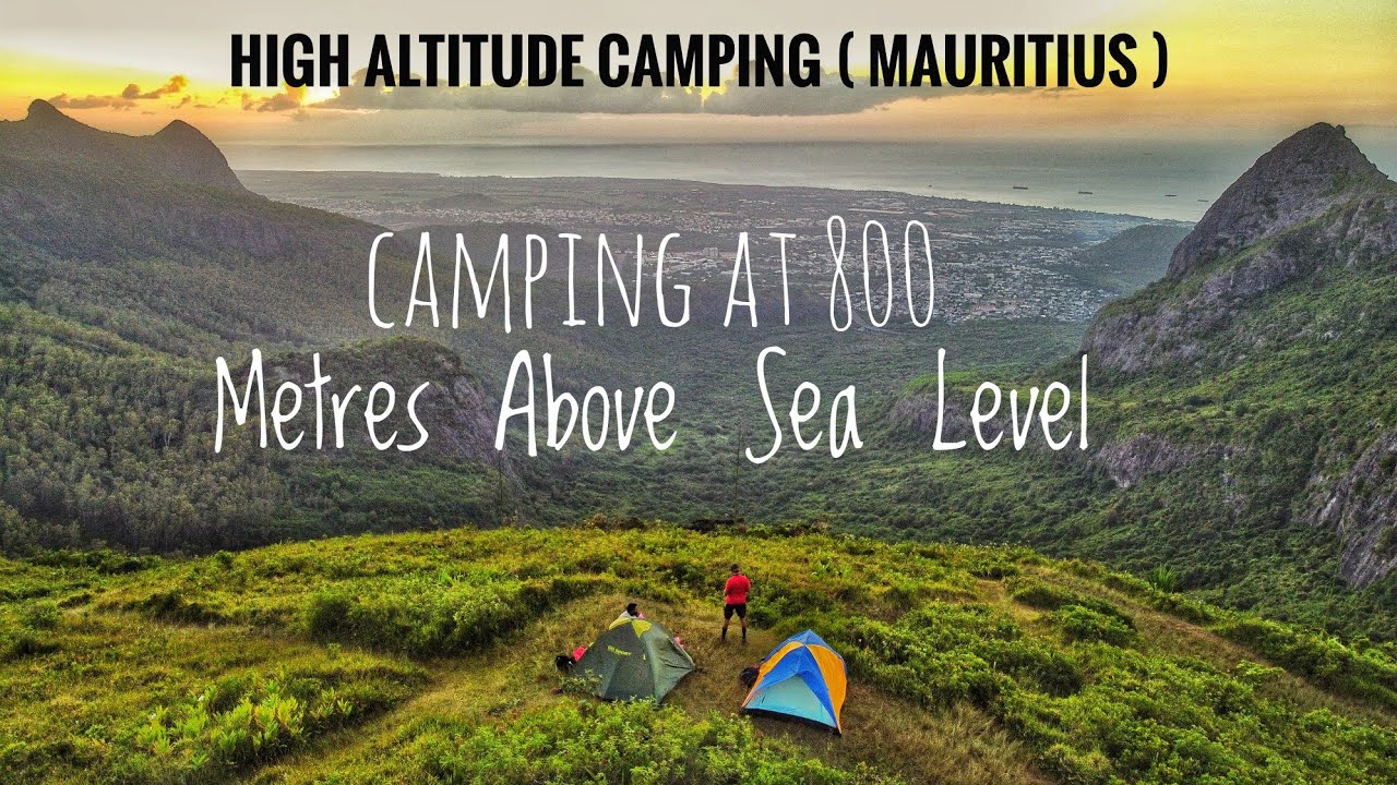 Camping Le Pouce Mountain Mauritius - YouTube