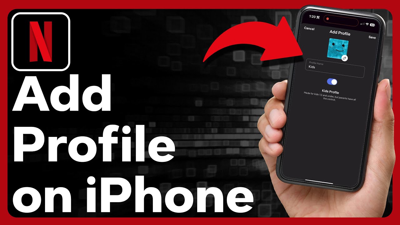How To Add Netflix Profile On iPhone - YouTube