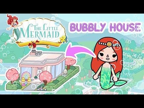 THE LITTLE MERMAID Ariel Bubbly Cute HOUSE using BUBBLE BOP SPA not AHA ...