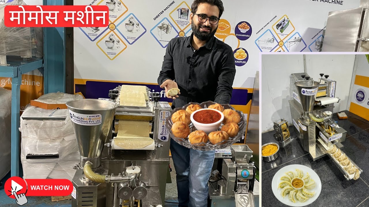 Momos making machine | Automatic Momos machine | Momos Filling Machine ...
