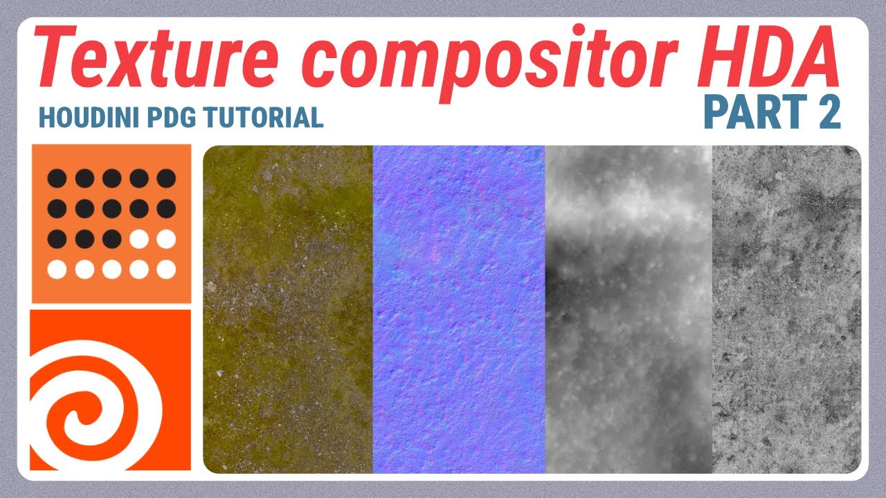 Houdini texture compositor HDA tutorial preview - part 2 - python module - YouTube