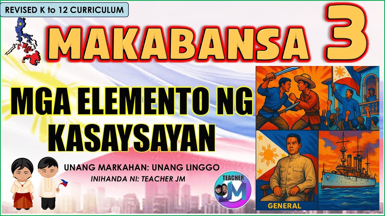 MAKABANSA 3 QUARTER 1 WEEK 1 ELEMENTO NG KASAYSAYAN - YouTube