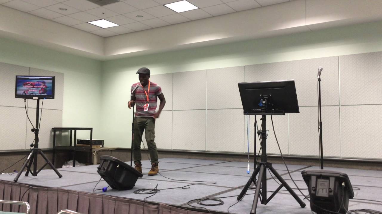 My brother singing and breakdancing to the Pokemon Theme @ Anime Expo ...