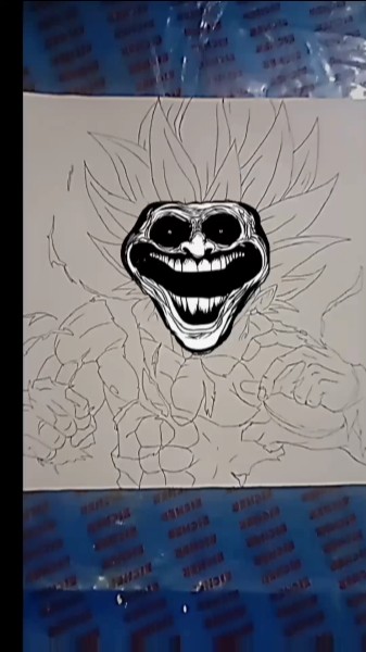Vegeta art troll face. #troll#art#shorts#anime#dbs#dbz - YouTube
