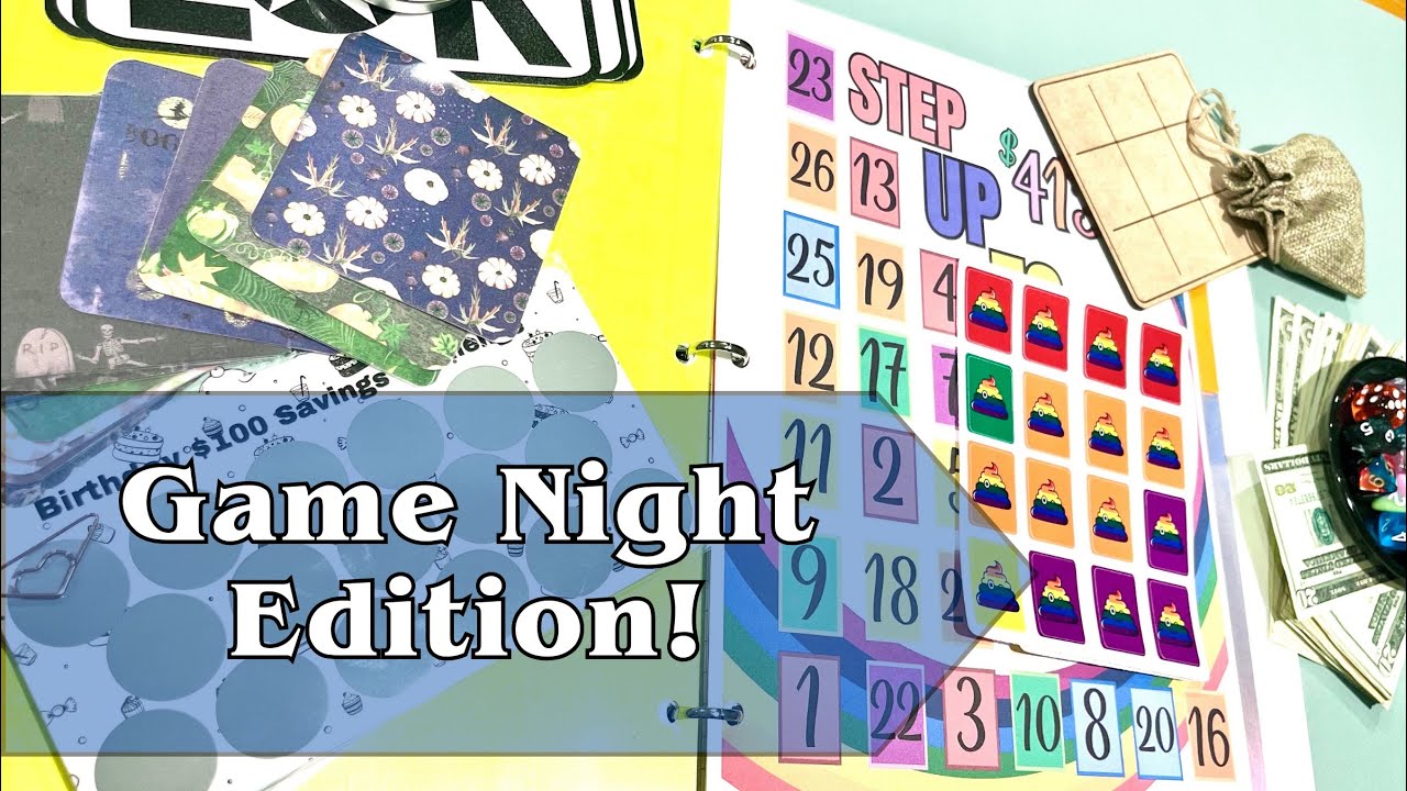 Savings Challenges Game Night Edition | Happy mail - YouTube