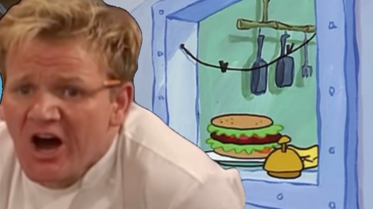 SpongeBob forgets the lamb sauce… - YouTube