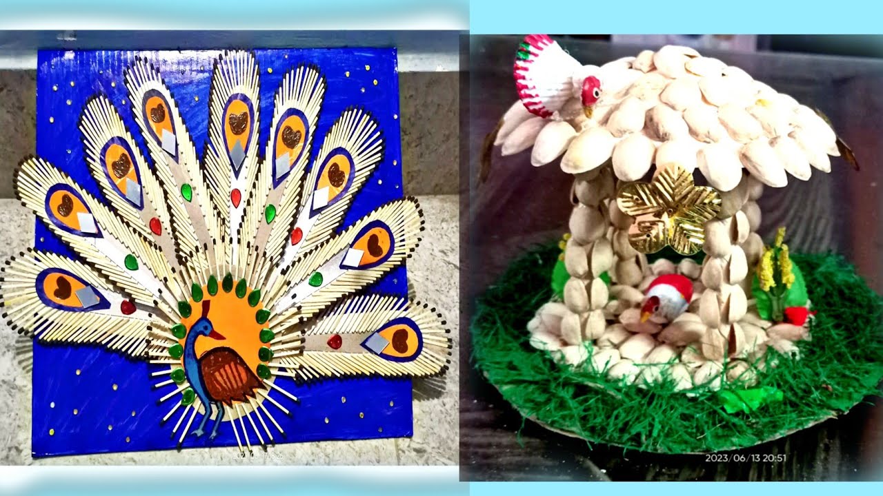 two beautiful hand crafts //best home decoration ideas - YouTube