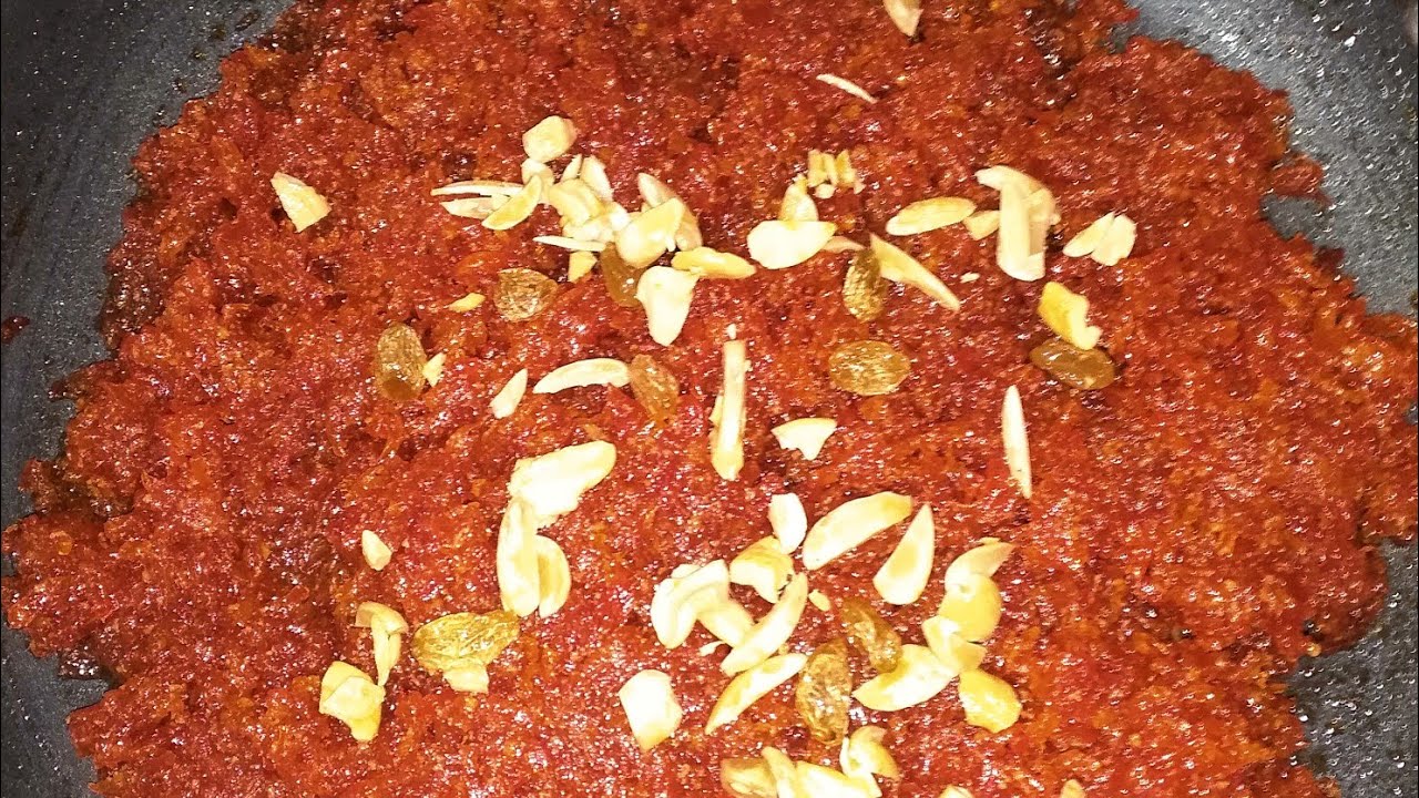 How to make gajar ka halwa (గజర్ హల్వా ) - YouTube