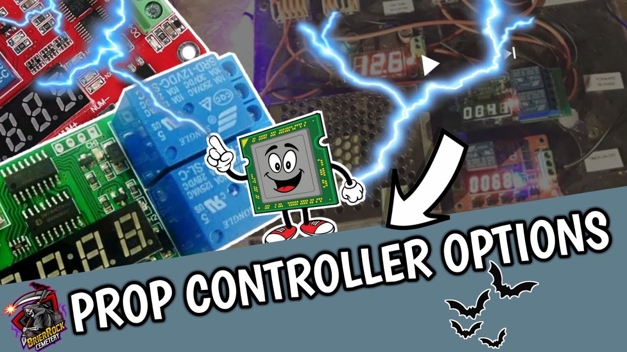 Halloween Prop Control Panel Pneumatic Animatronic Options - YouTube