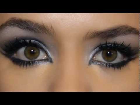 Dramatic Evening makeup tutorial /Необычный вечерний макияж